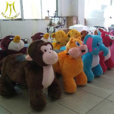 China Hansel hot selling stuffed battery powered walking animal electric ride on toys for sale