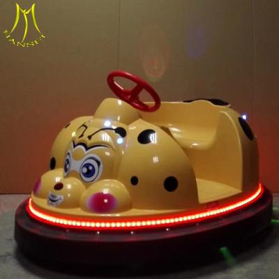 China Hansel new designs  happy car amusement park rides luna park bumper car for sale