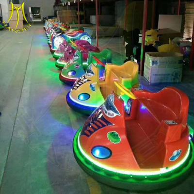 China Hansel amusement games electronic plastic bumper car coin operated machine for sale