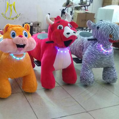 China Hansel amusement coin operated mall ride on battery operated animal rides for sale