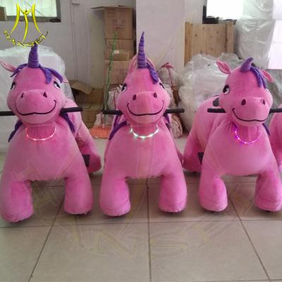 China Hansel funny children coin operated electric plush animal rides for sale for sale