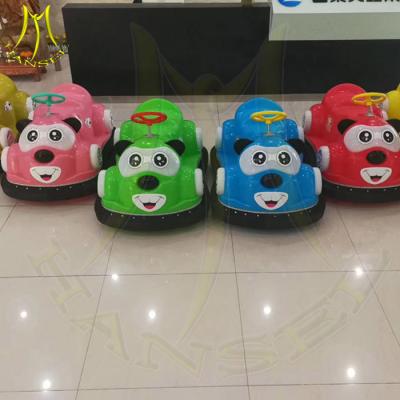 China Hansel remote control game machine coin operated kids ride on bumper cars for sale