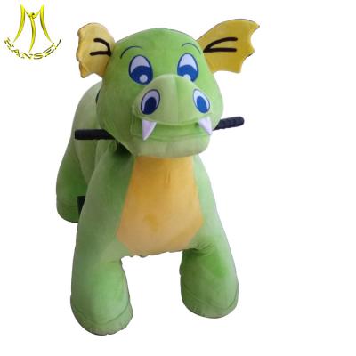 China Hansel hot sale children battery operated plush animal walking dinosar rides for mall for sale