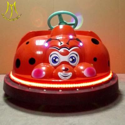 China Hansel children entertainemnt plastic bumper car with remote control for mall for sale