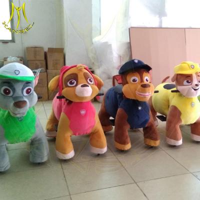 China Hansel battery operated kids plush electric animal scooter for mall for sale
