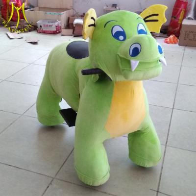 China Hansel new dinosaur park riding walking animal kids ride on animals for sale