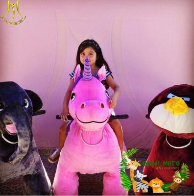 China Hansel horse walking ride on pony animal toy plush kiddie rides 2018 for sale