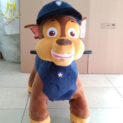China Hansel  amusement park electric battery operated ride on animal plush toy rides for sale