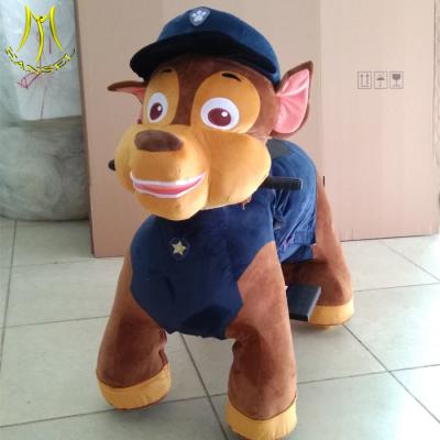 China Hansel amusement park soft stuffed animal car ride for children animal scooter for sale