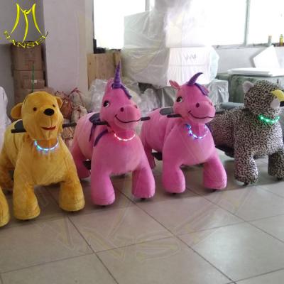 China Hansel amusement park electric plush animal motorized horse toy for sale for sale