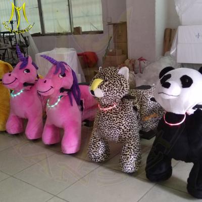 China Hansel amusement park indoor stuffed animals electric rides for kids for sale