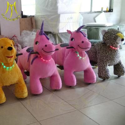 China Hansel amusement park playground  games plush animals electric rides for sale