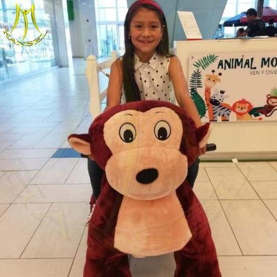 China Hansel amusement indoor rides coin operated electric animal scooters for sale