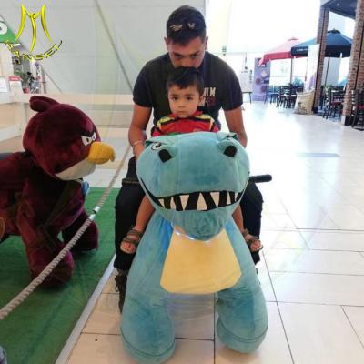 China Hansel electrical games walking children electric animal plush toy cars for sale