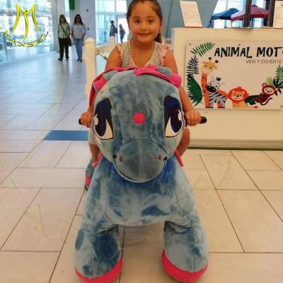 China Hansel amusement park plush animal design electric kids toy car rides for sale for sale