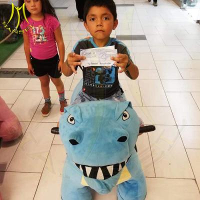 China Hansel amusement park walking coin operated electric motorized animals for sale for sale