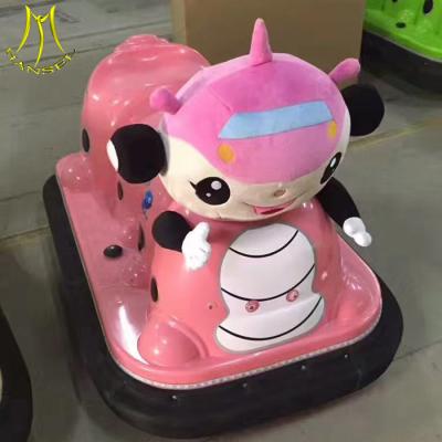 China Hansel entertainment park children ride  token operated toy bumper cars for sale
