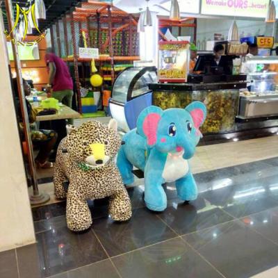 China Hansel amusement park battery animal kids plush electric rides on animal for sale