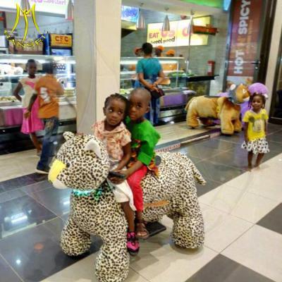 China Hansel amusement walking battery animal kids electric rides on animal for sale