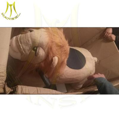 China Hansel children ride on walking battery operated animal stuffed rides for sale