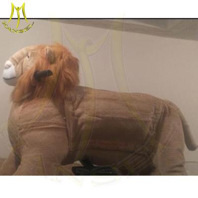 China Hansel walking battery amusement ride on electric plush animals rides for sale