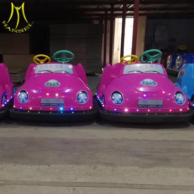 China Hansel amusement park equipment and ride on electric toy bumper car with coin operated for sale