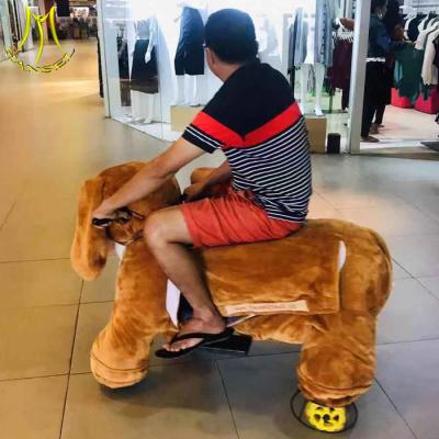 China Hansel electric walking kids plush riding motorized animals for sale for sale