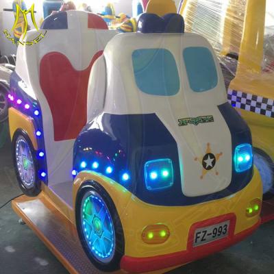 China Hansel indoor amusement game zone children ride on fiberglass toy cars for sale