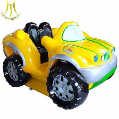 China Hansel token operated machines electric kiddie ride on toy cars for sale