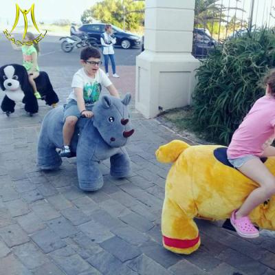 China Hansel lovely horse walking animals kids rides shopping mall games for sale