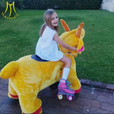 China Hansel commercial use stuffed animals for kids ride amusement park games for sale for sale