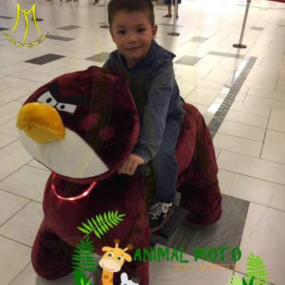 China Hansel amusement park electric stuffed walking battery operated animals for sale