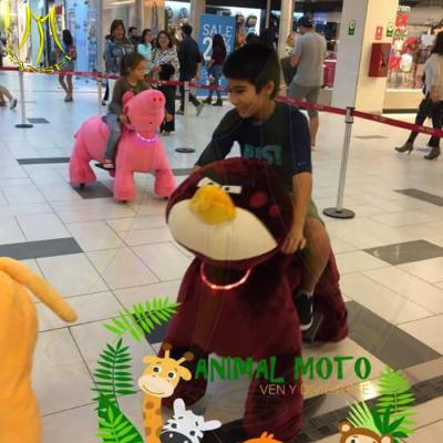 China Hansel amusement park coin operated kiddy rides walking animal rides for sale