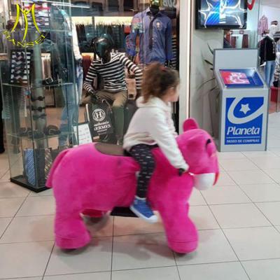 China Hansel coin operated walking animal toys motorized animals children rides car for sale