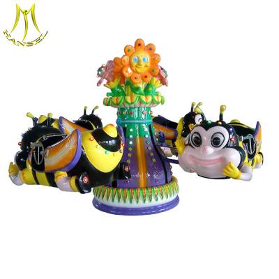 China Hansel outdoor amusement park kids 4 seats carousel ride for sale for sale