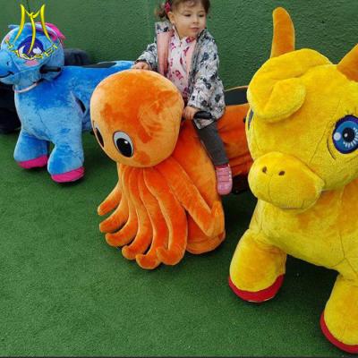 China Hansel electronic game machine coin operated plush animal electric scooter for sale