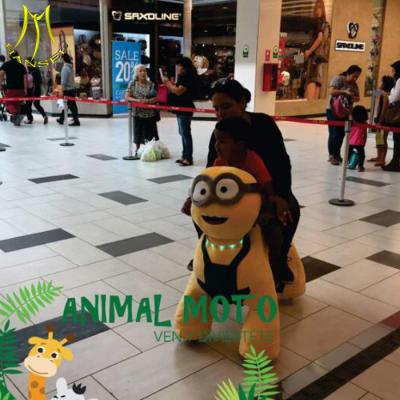 China Hansel amusement park electric ride on stuffed animal toy car for sale