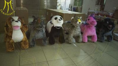 China Hansel amusement park kids animal mountable riding animal toys for sale