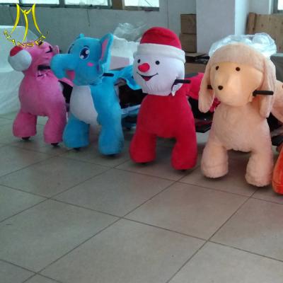 China Hansel children park car animal stuffed electric mountable animals for sale