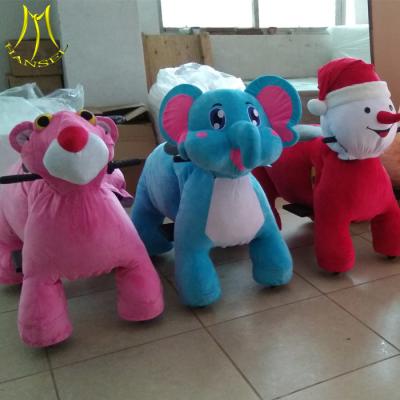 China Hansel hot selling battery operated coin electric ride on animals for mall for sale