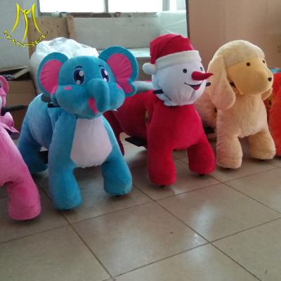China Hansel amusement games coin operated children ride on stuffed animals for sale