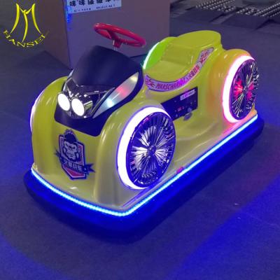 China Hansel high quality  outdoor entertainment park kid mini plastic bumper car for sale