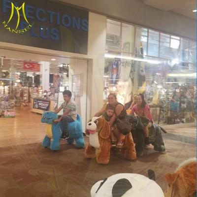China Hansel amusement kids walking battery operated ride on unicorn for mall for sale