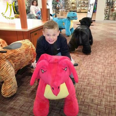 China Hansel shopping mall battery operated toy stuffed animal rides for kids for sale