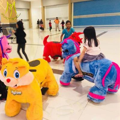 China Hansel arcade games machines kids ride on stuffed walking animals for sale