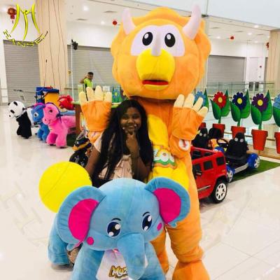 China Hansel carnival games electric stuffed ride horse toy rides for shopping mall for sale