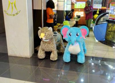 China Hansel  electric children car carnival games shopping mall motorized stuffed animals for sale