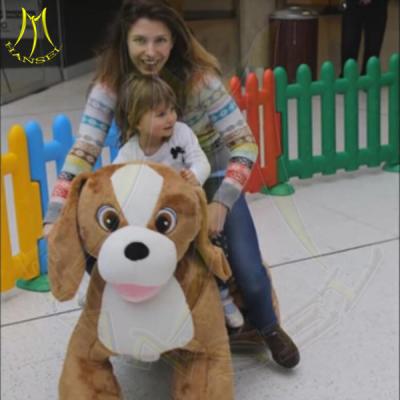 China Hansel battery operated electric animal pony ride for shopping mall for sale