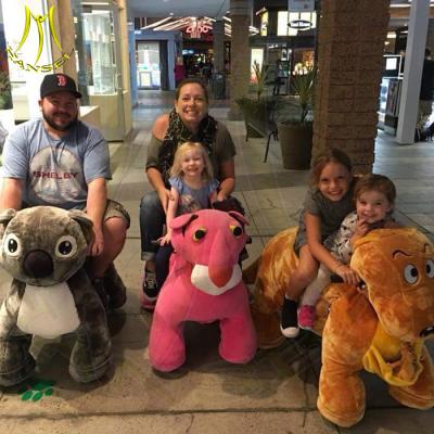 China Hansel amusement park electric walking battery kids electric rides on animal for sale