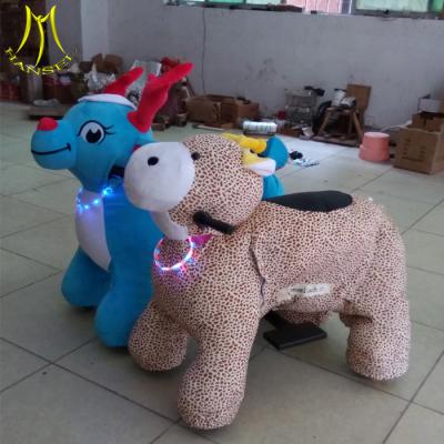 China Hansel  animal mountables plush toy ride game machine for sale